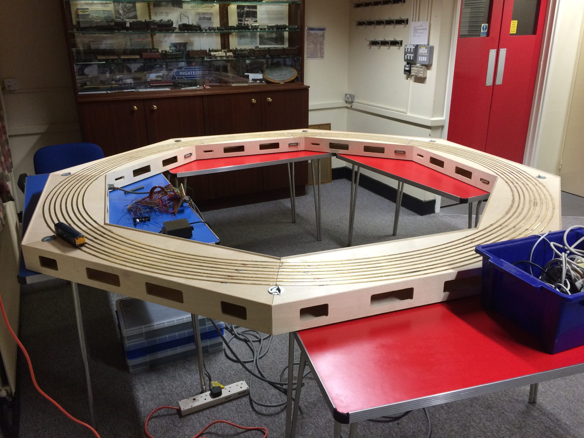 Building Trapezium Baseboards for Minories - The Model Railway Club