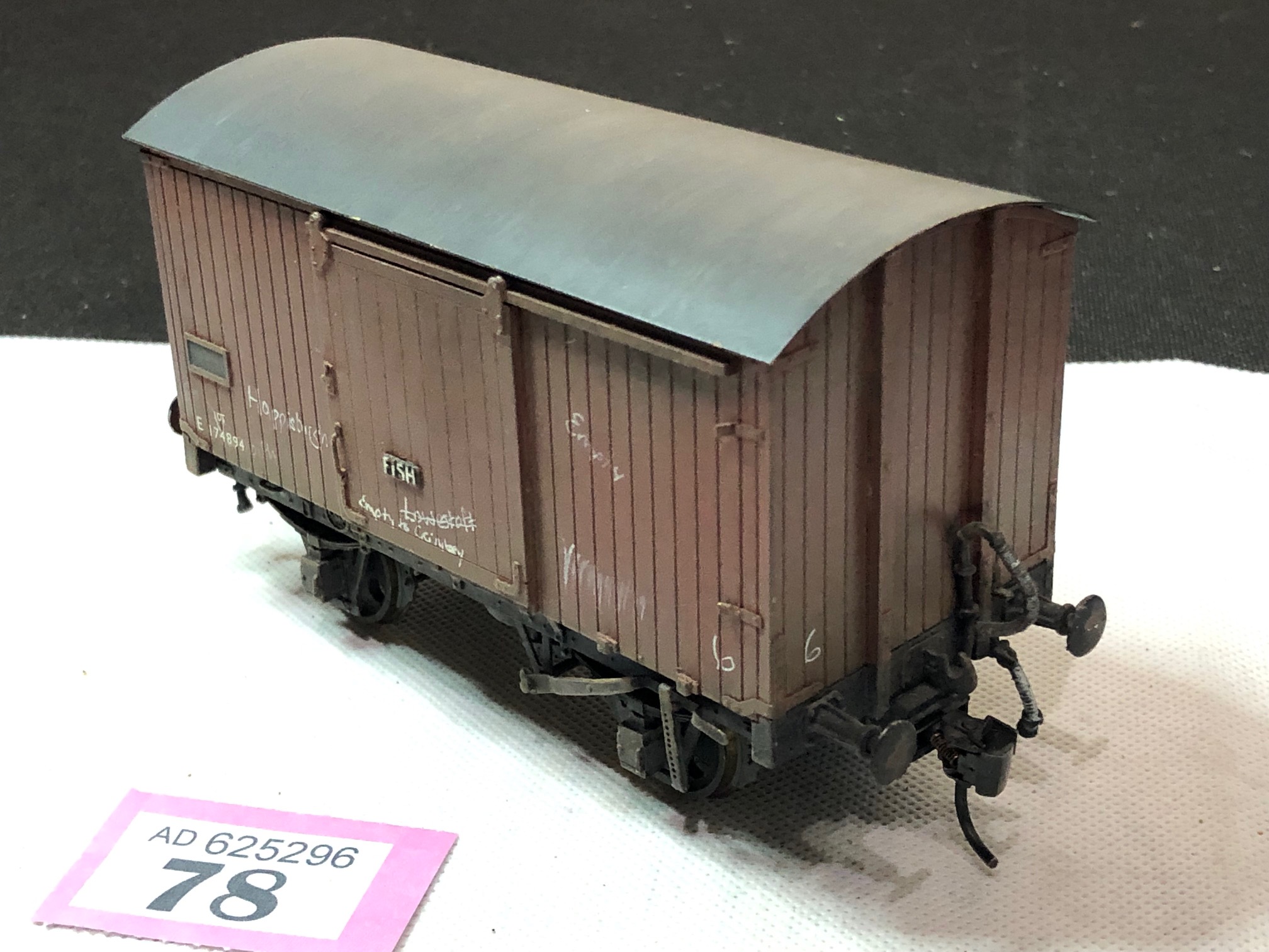 O Gauge Brass Kit Built Van P78 The Model Railway Club