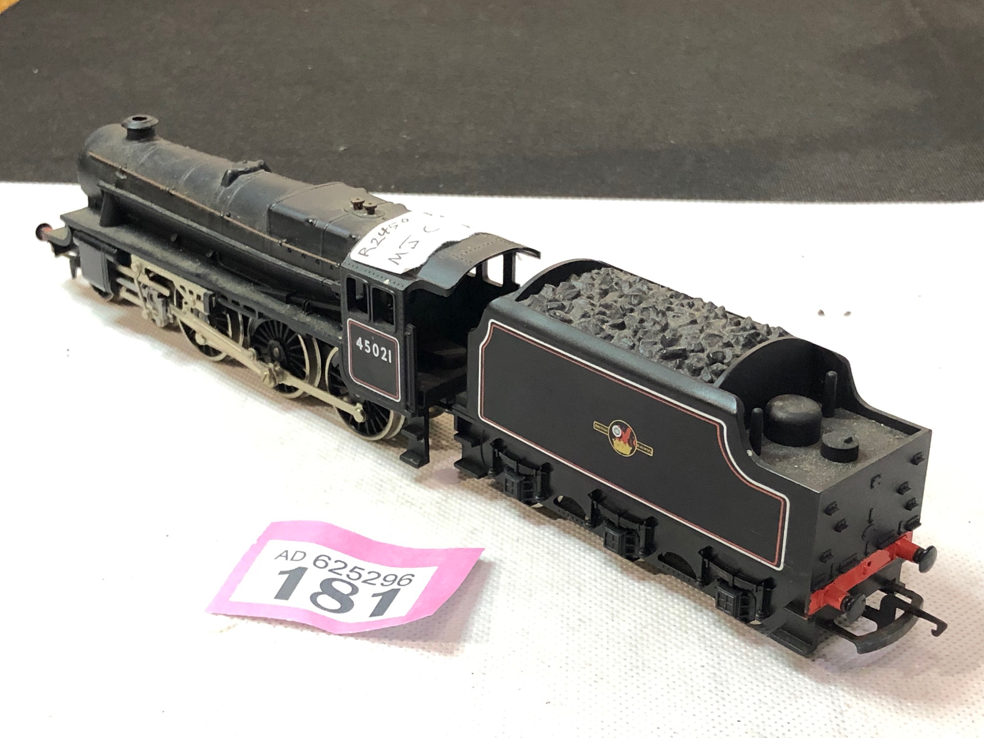 Hornby OO R2450 Black 5 BR black livery 45021 P181 MJC - The Model ...