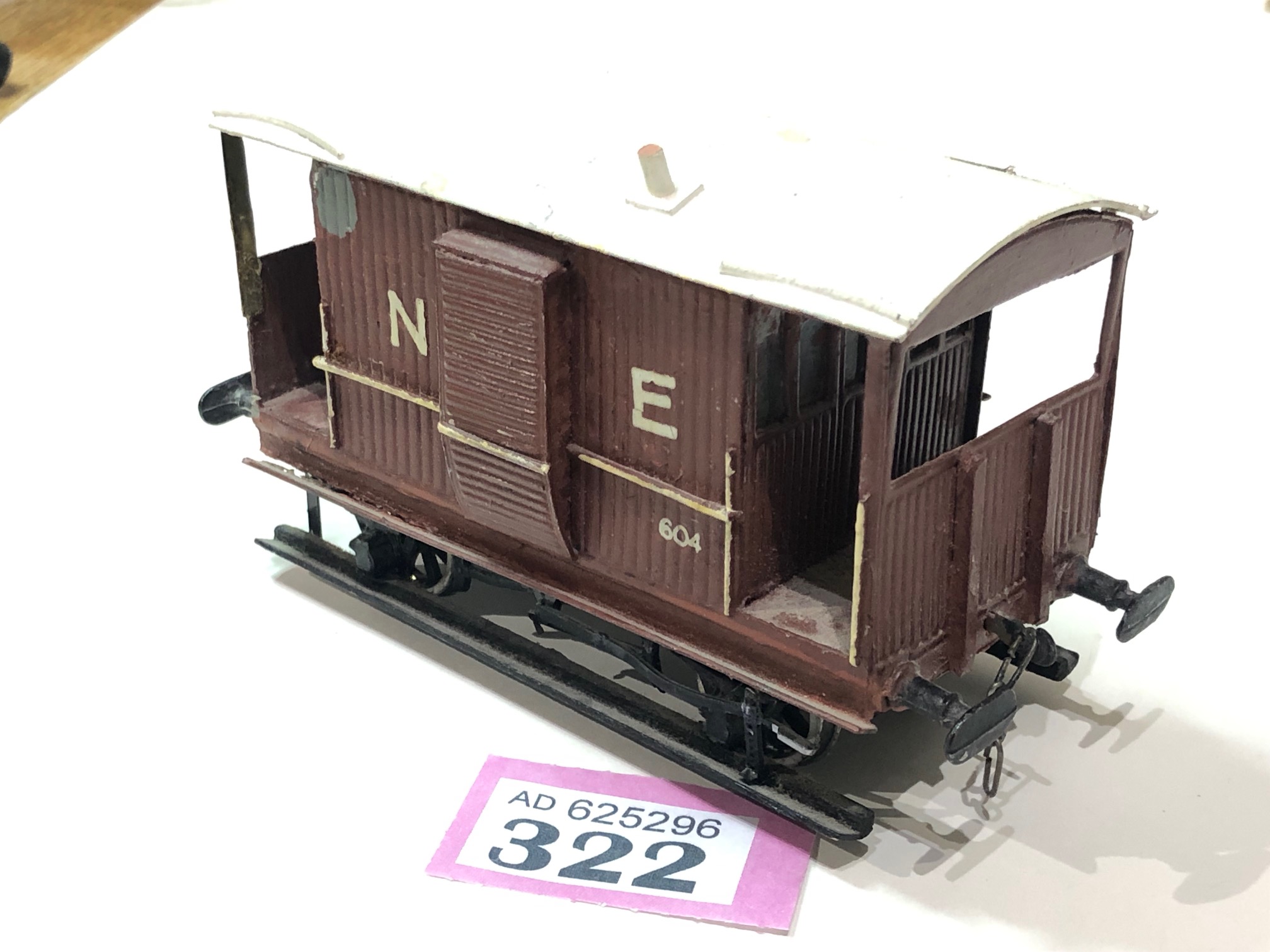 O gauge Kit/scratch built NE brake van P322 MJC - The Model Railway Club