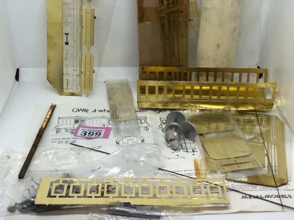 Metal Models 7mm scale GWR 4 wheeled coach kit - The Model Railway Club