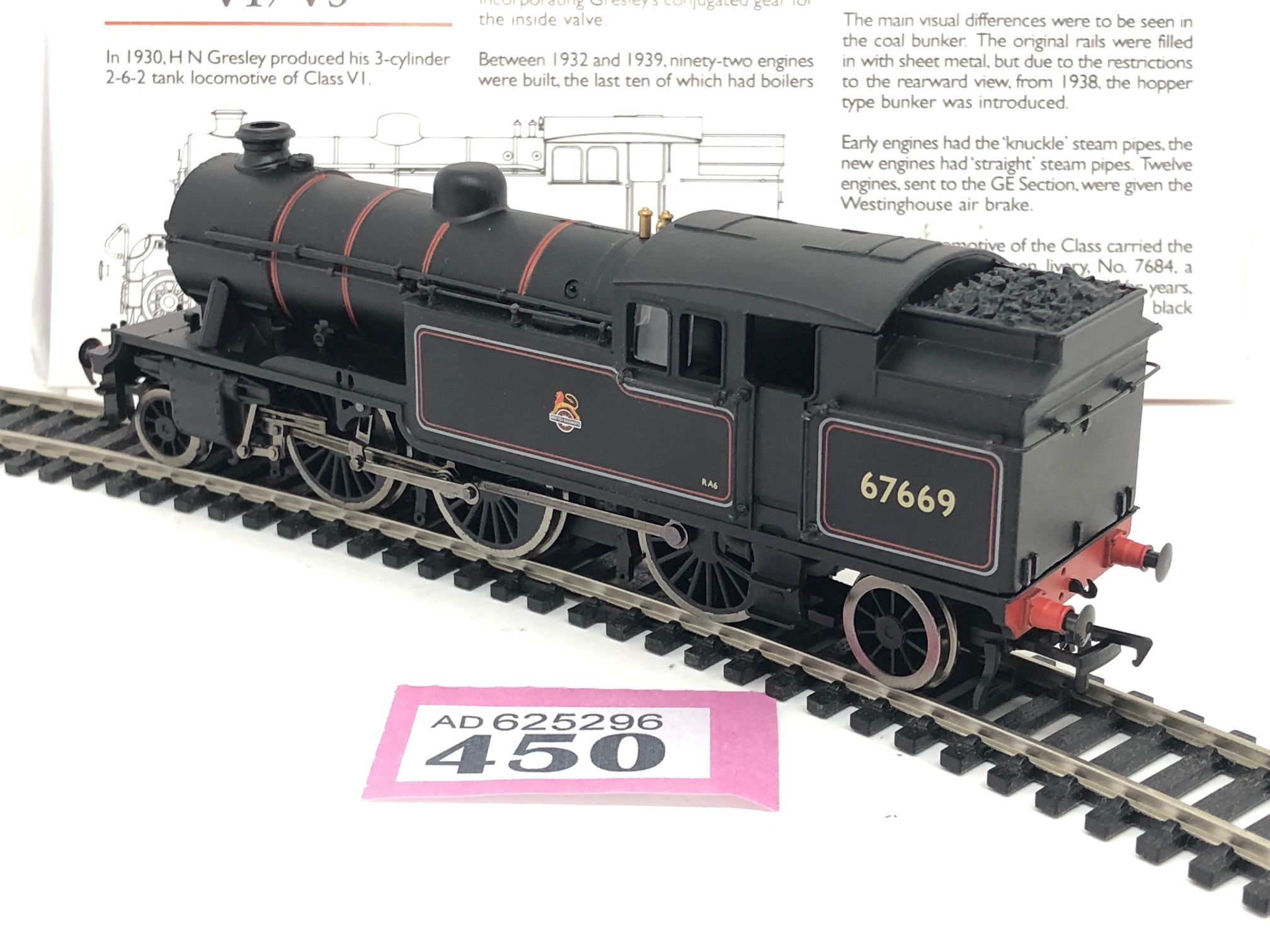 Bachmann OO 31-609A Class V3 2-6-2 67669 tank loco P450 - The Model ...