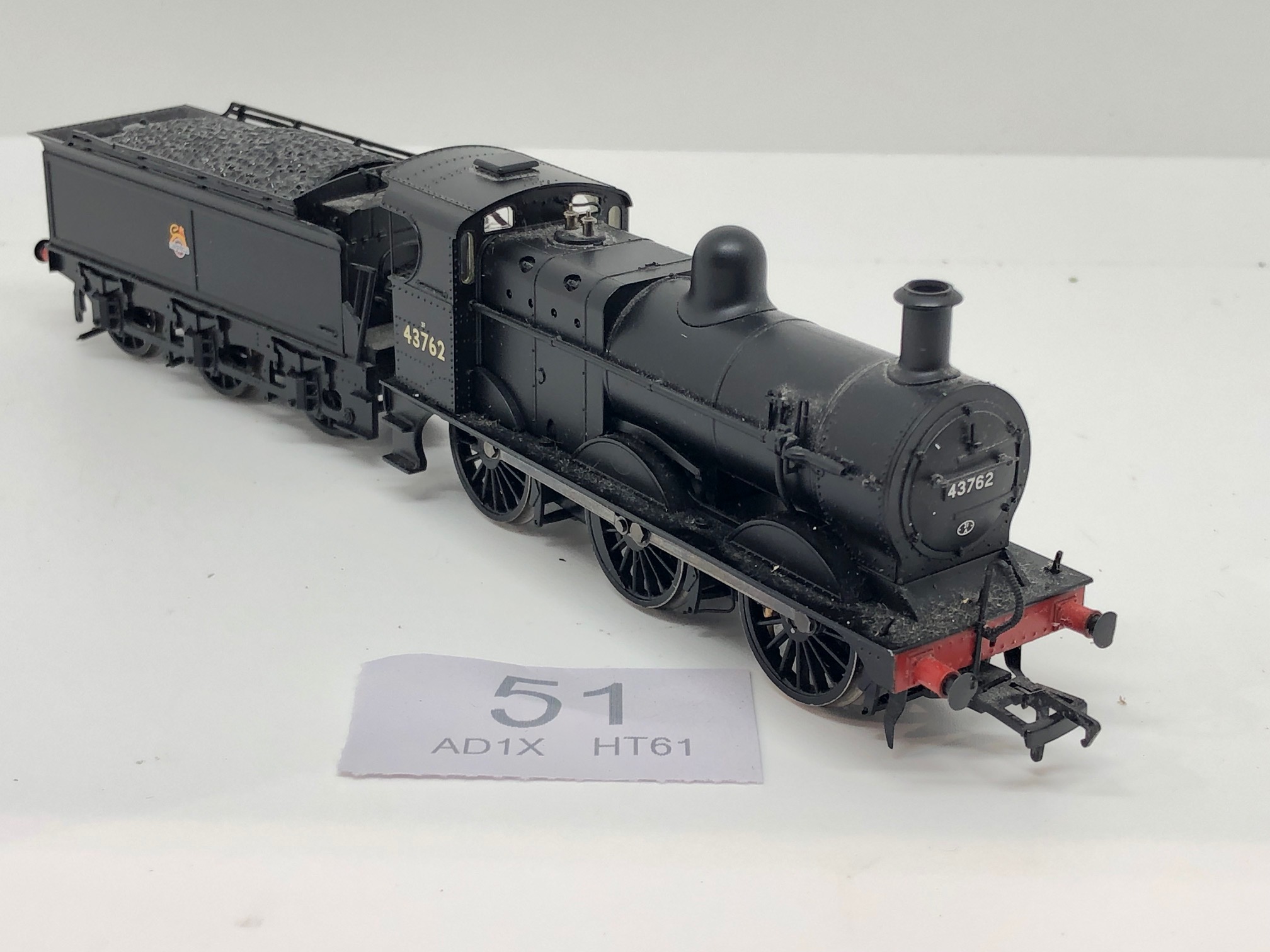 Bachmann OO?31-626 Class 3F 0-6-0 43762 in BR black early emblem W51 ...