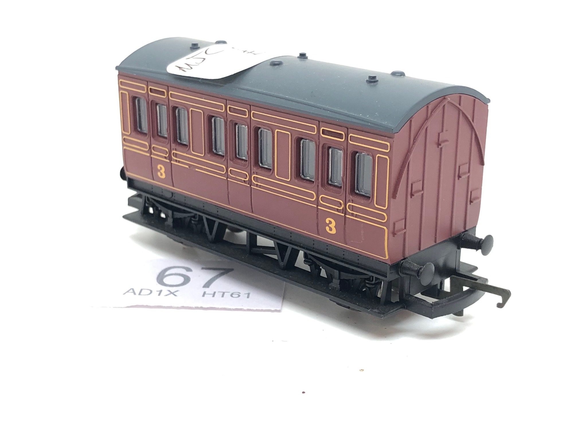 Hornby OO R468 LMS 4 wheel coach W67 MJC - The Model Railway Club