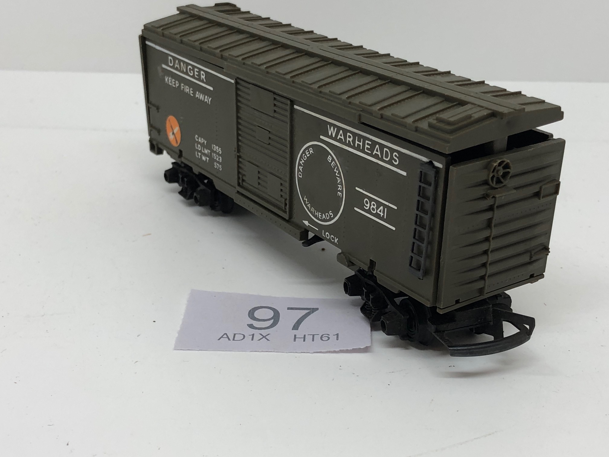 Triang Battlespace OO R249 Exploding car drab green W97 NCU - The Model ...