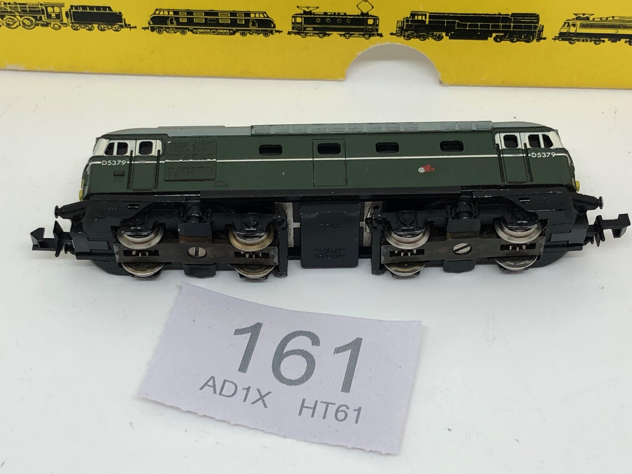 Minitrix N 204 Class 27 D5379 BR green W161 CBR - The Model Railway Club