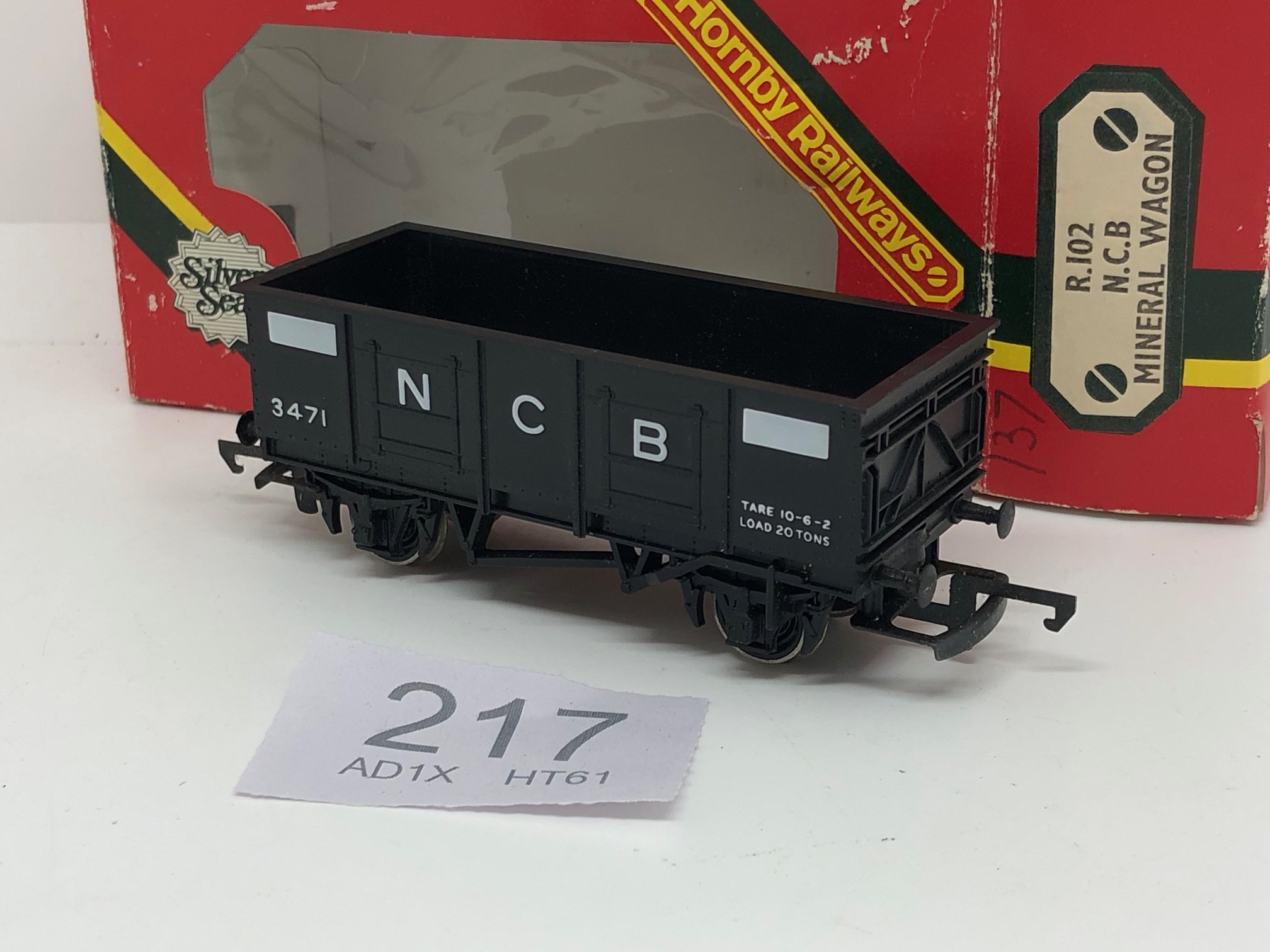 Hornby OO R102 NCB mineral wagon 3471 metal wheels W217 - The Model ...