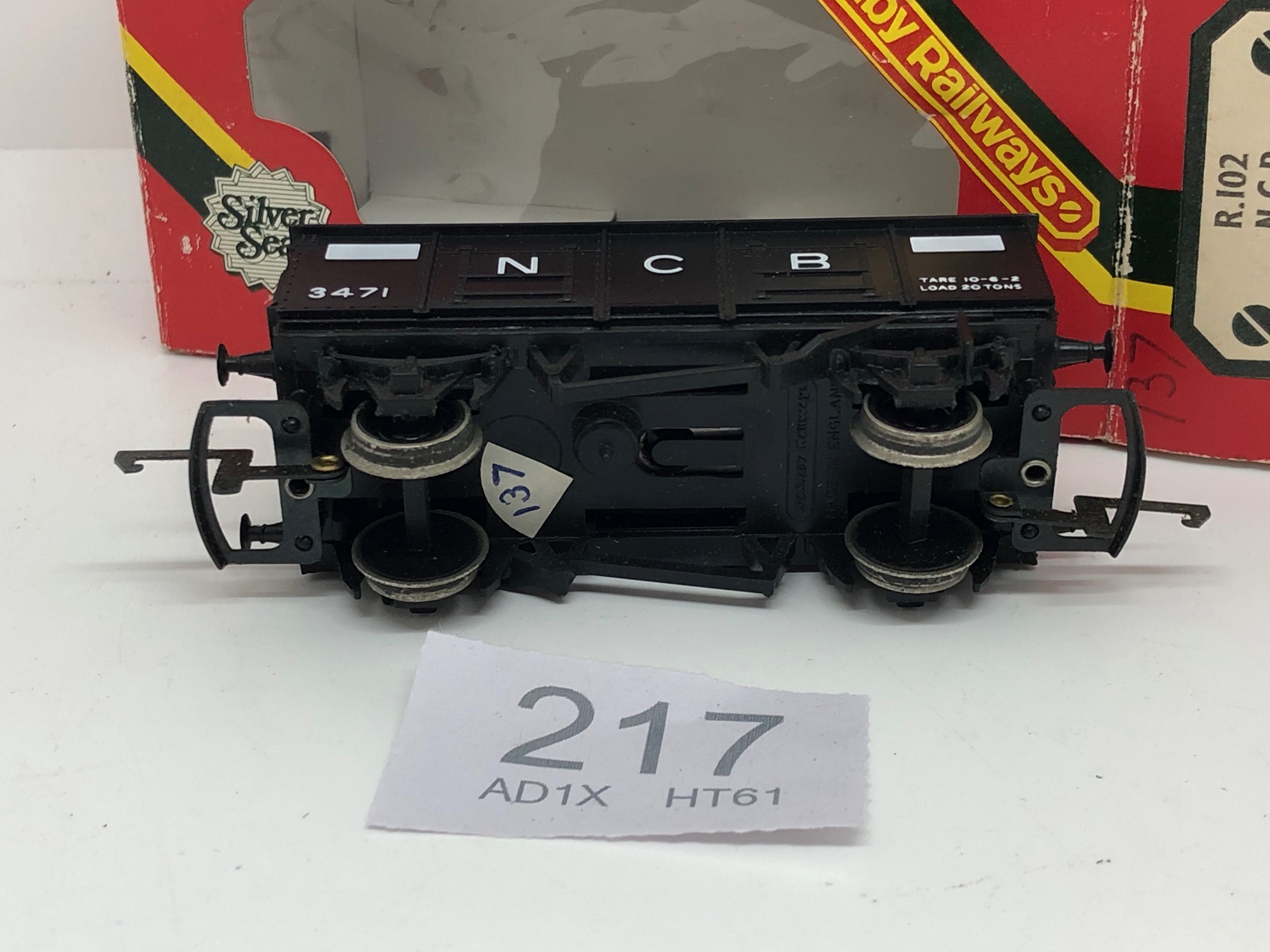 Hornby OO R102 NCB mineral wagon 3471 metal wheels W217 - The Model ...