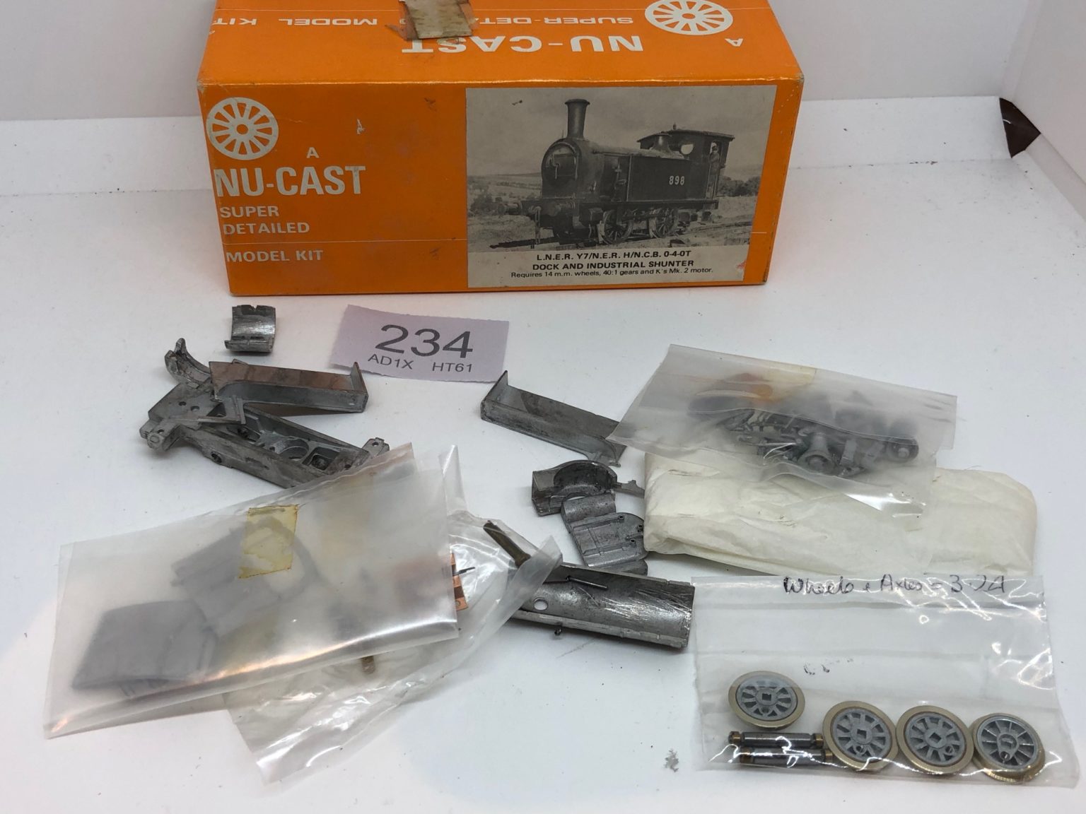 Nu-Cast OO NC117 LNER Y7 NER H 0-4-0T loco kit unstarted W234 - The ...