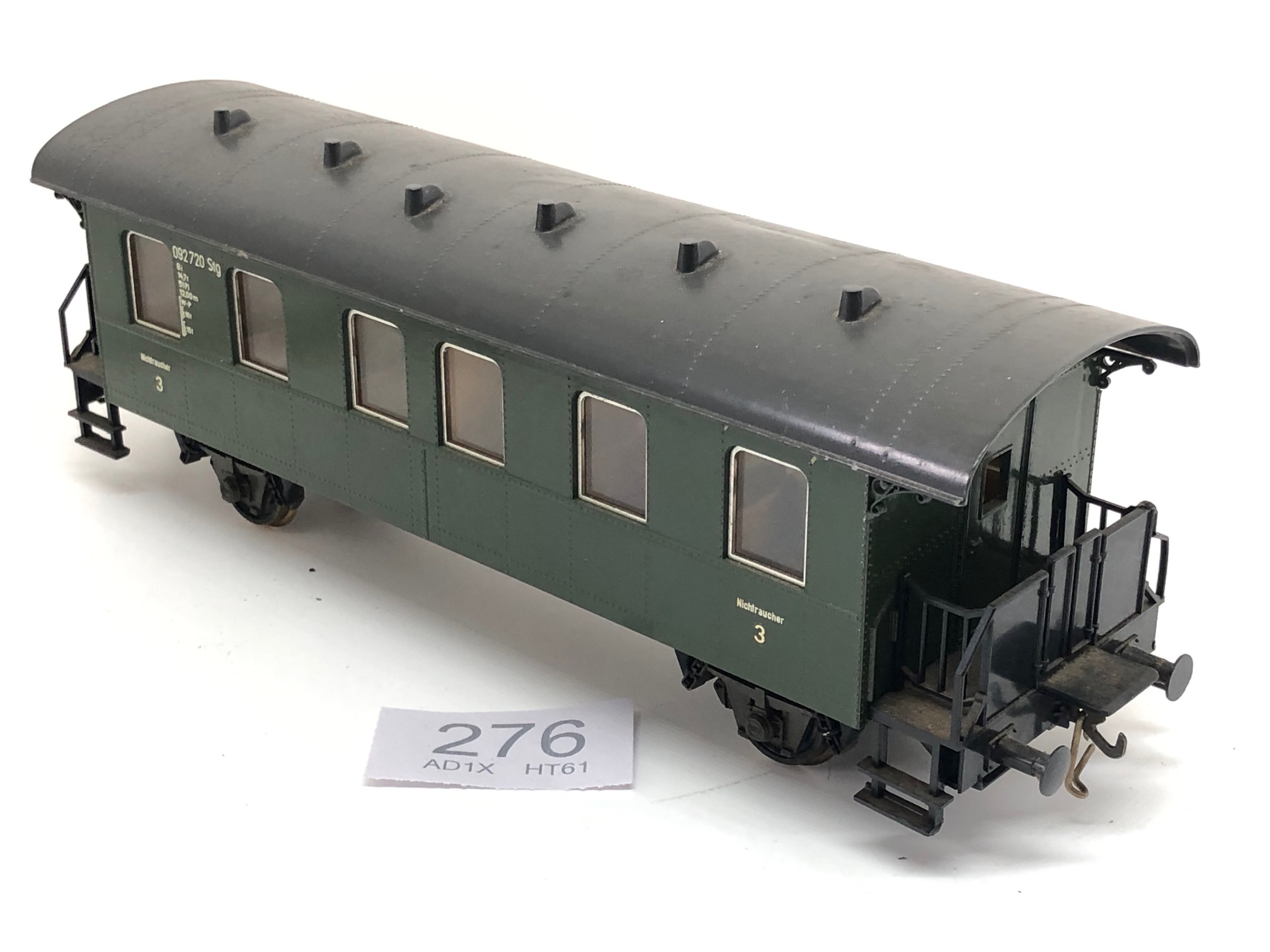 O gauge 3rd class coach W276 MJC - The Model Railway Club