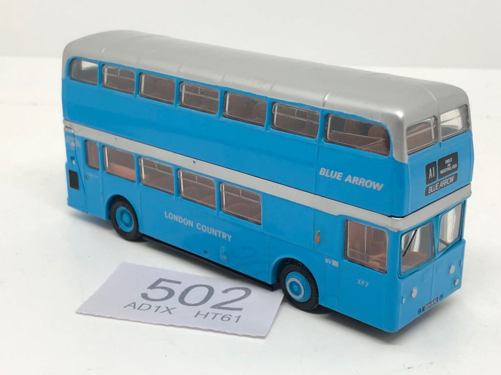 EFE OO Daimler Fleetline Park Royal Double Deck Bus Blue Arrow Livery