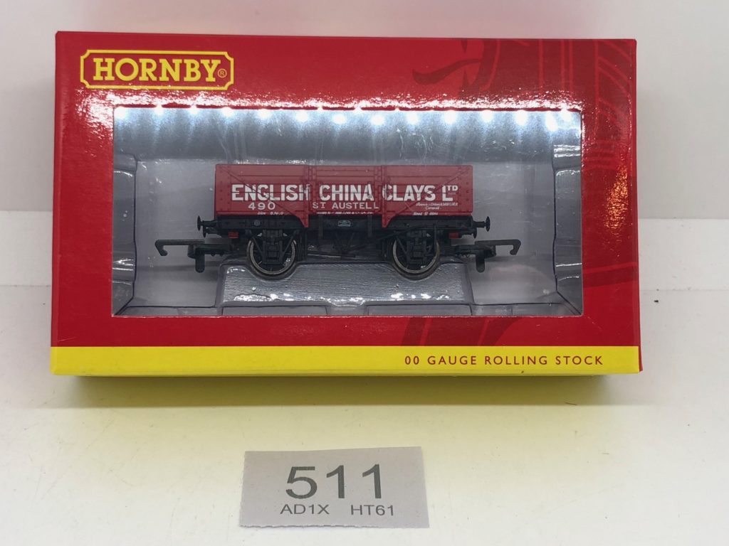 Hornby OO R6666 5 Plank Open China Clay Wagon ‘English China Clays’
