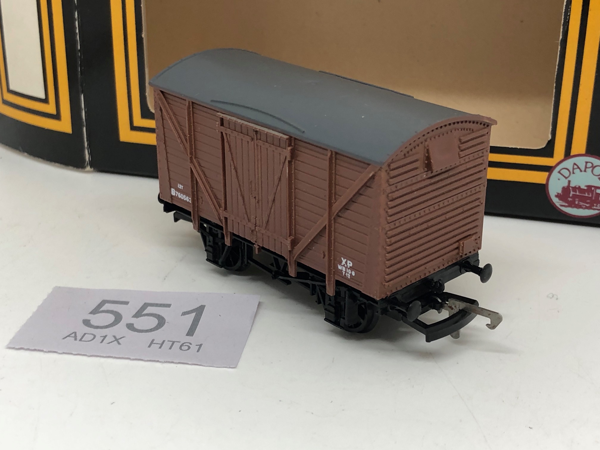 Dapol OO B109 12 ton vent van planked Bauxite BR 890199 boxed - The ...
