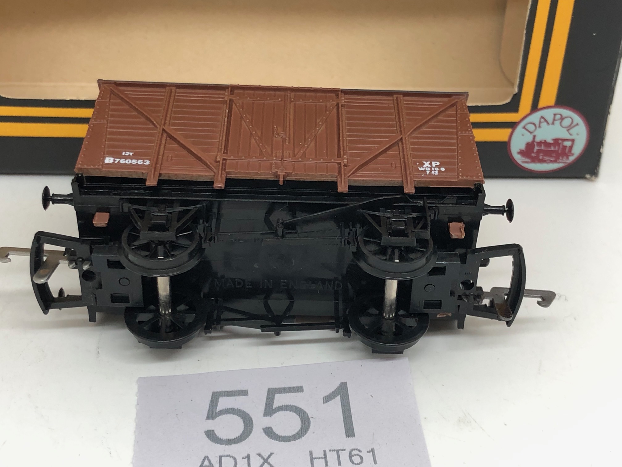 Dapol OO B109 12 ton vent van planked Bauxite BR 890199 boxed - The ...