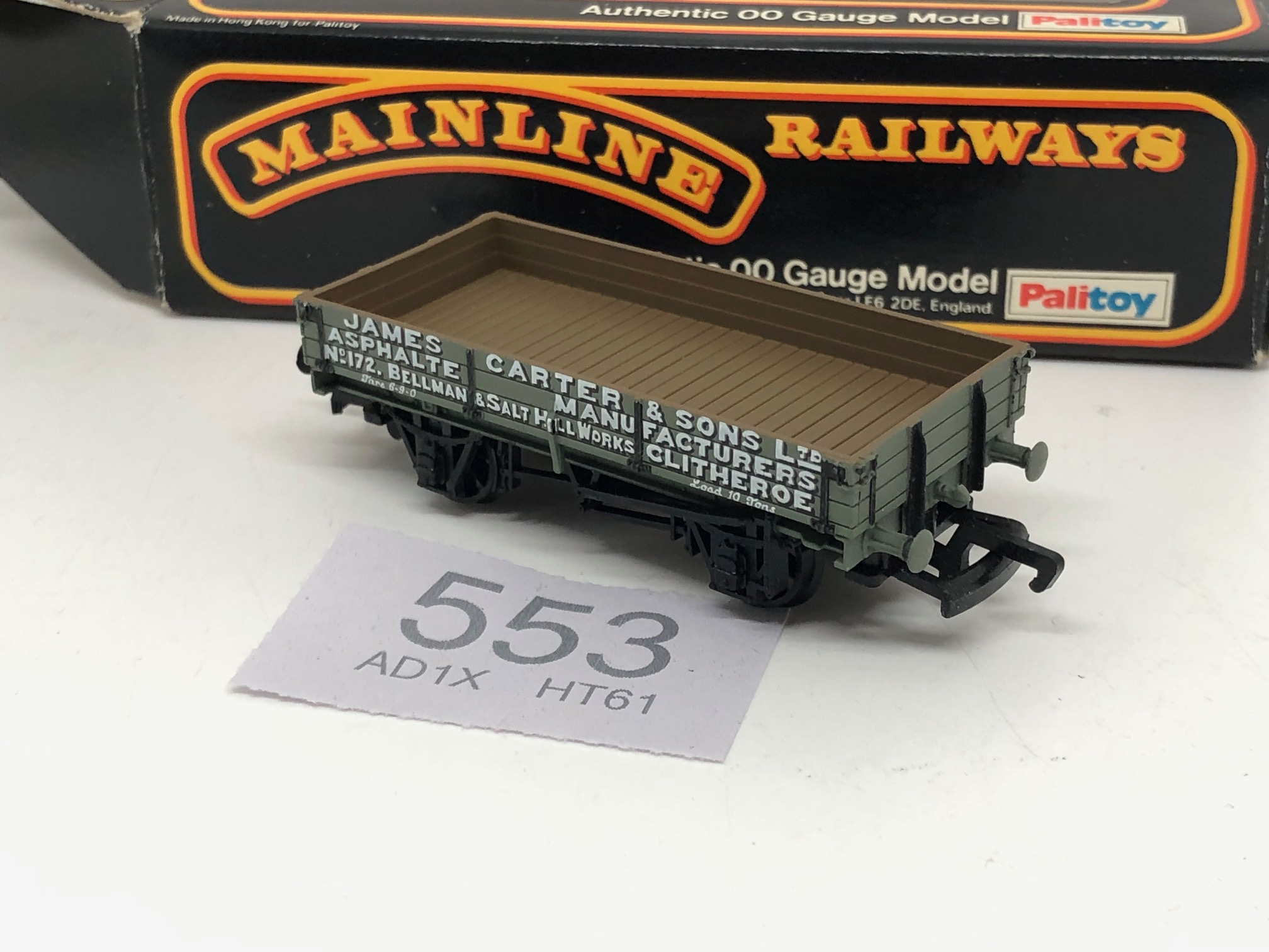 Mainline OO 937361 3 Plank Wagon James Carter & Sons boxed - The Model ...