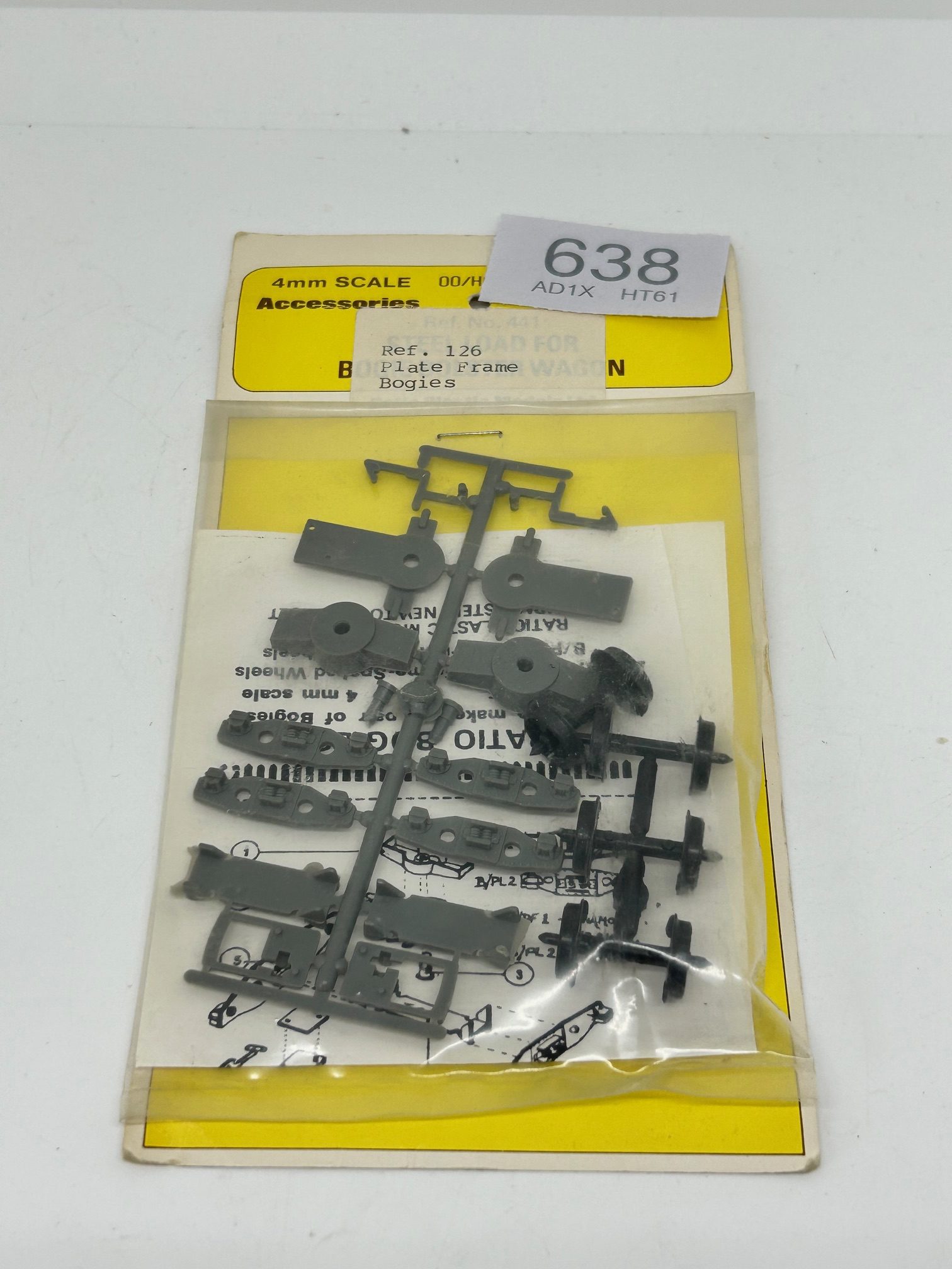 Ratio OO 126 Plate frame bogies kit - The Model Railway Club