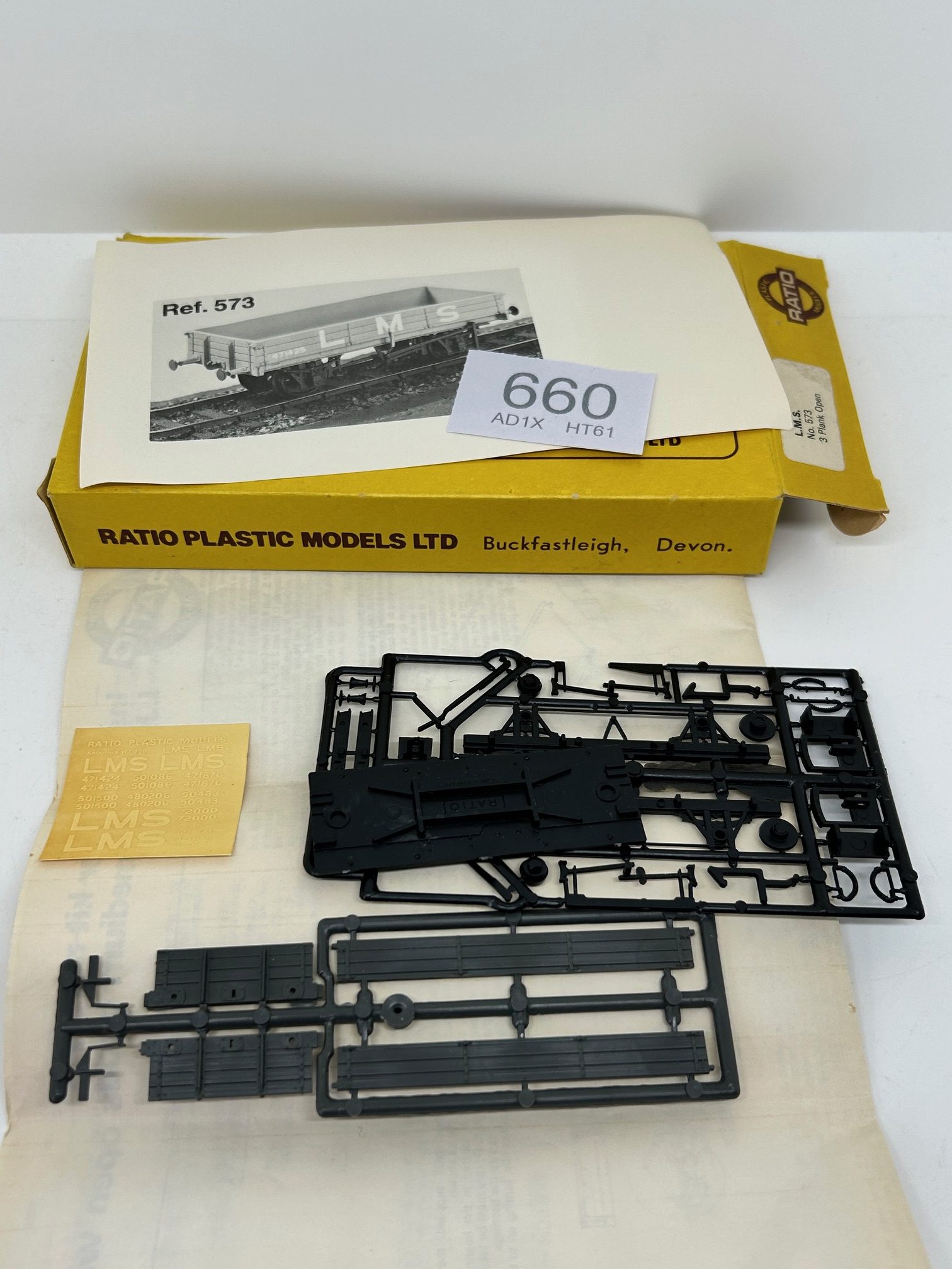 Ratio OO 573 3 plank open wagon kit - The Model Railway Club