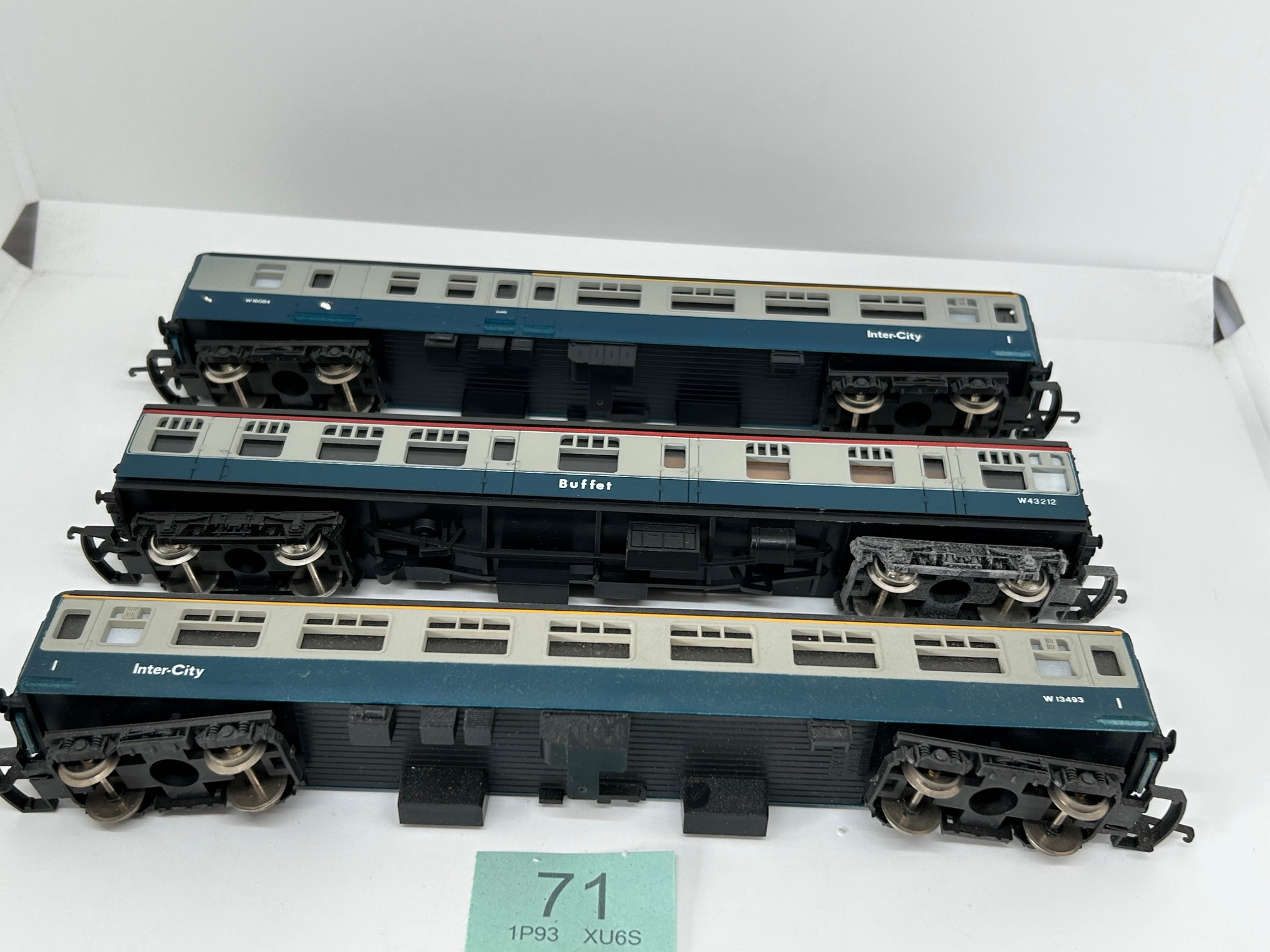 Lima OO - set of 3 coaches Mk2B FK W13493 BFK W16084 and Mk1 RB W43212 ...