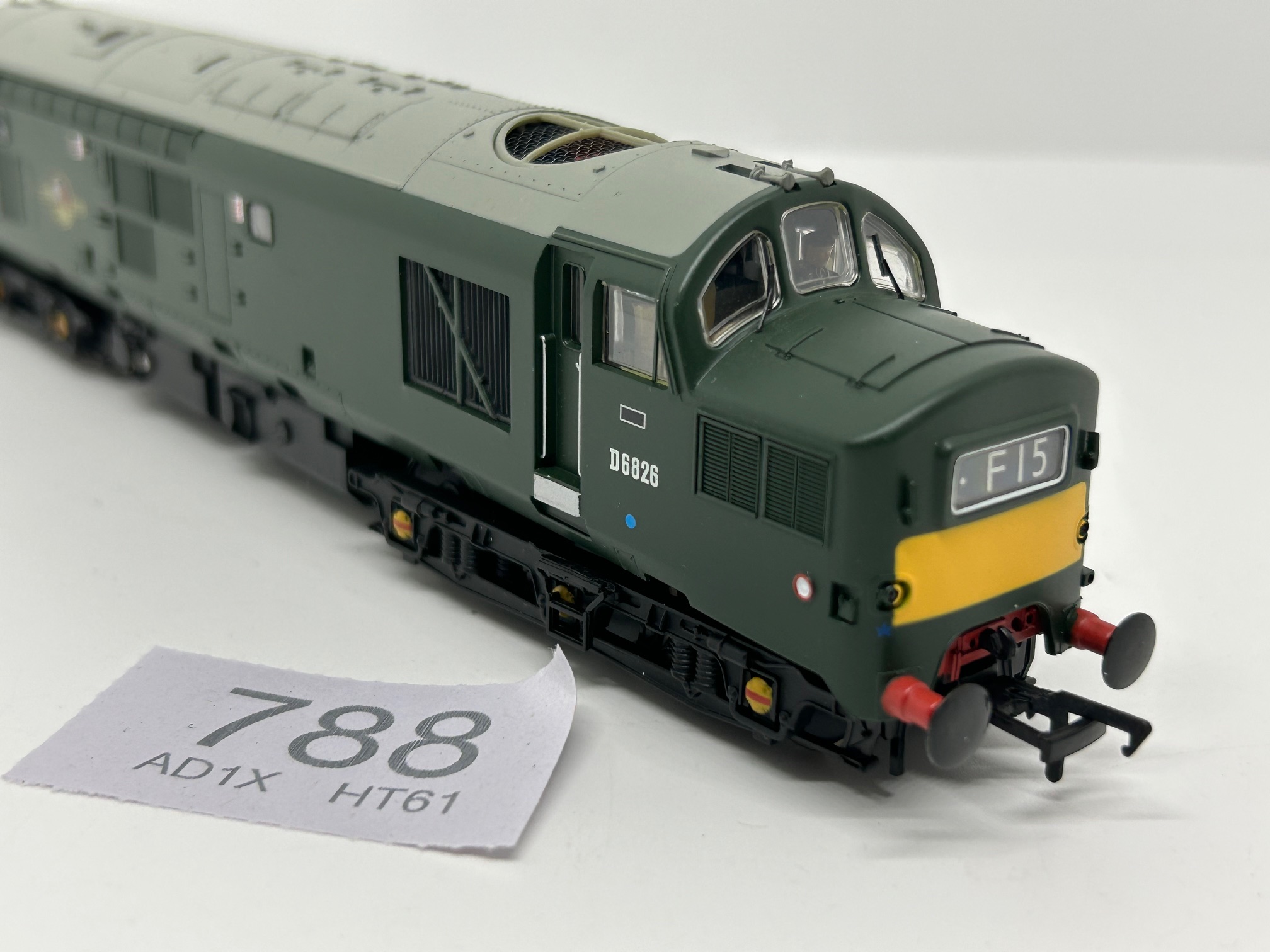 Bachmann OO 32-778 Class 37/0 D6826 BR Late Green Centre Head Code ...
