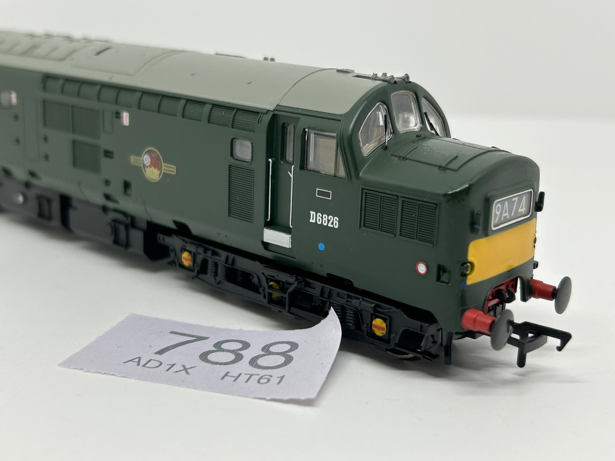Bachmann OO 32-778 Class 37/0 D6826 BR Late Green Centre Head Code ...