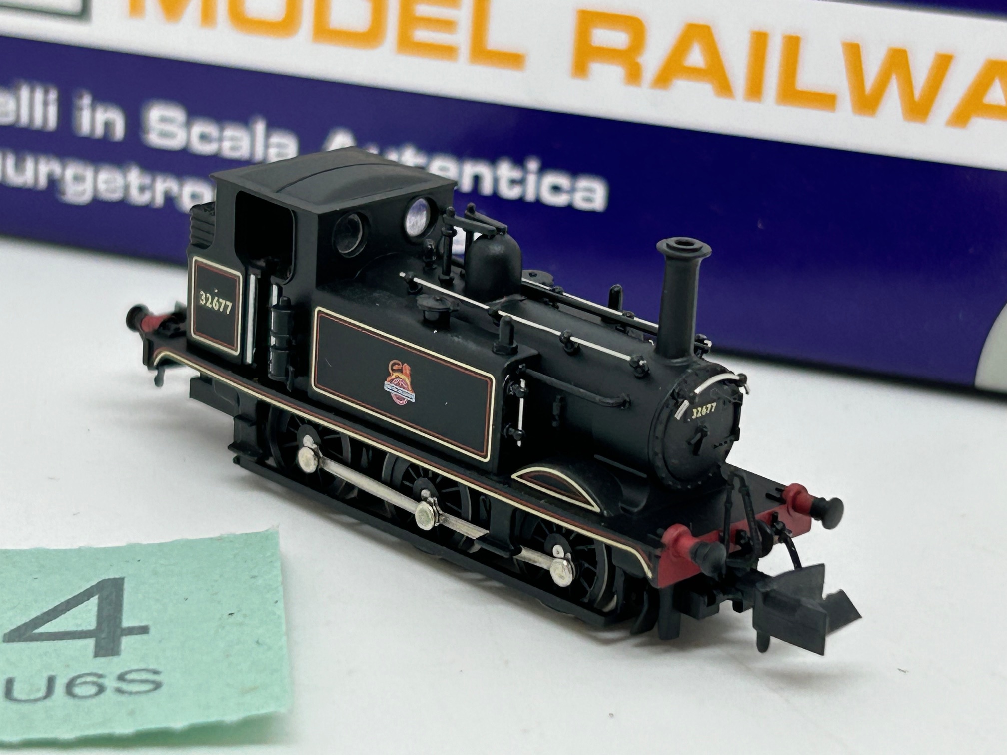 Dapol N ND100 Stroudley Terrier 0-6-0T 32677 in BR Lined Black with ...