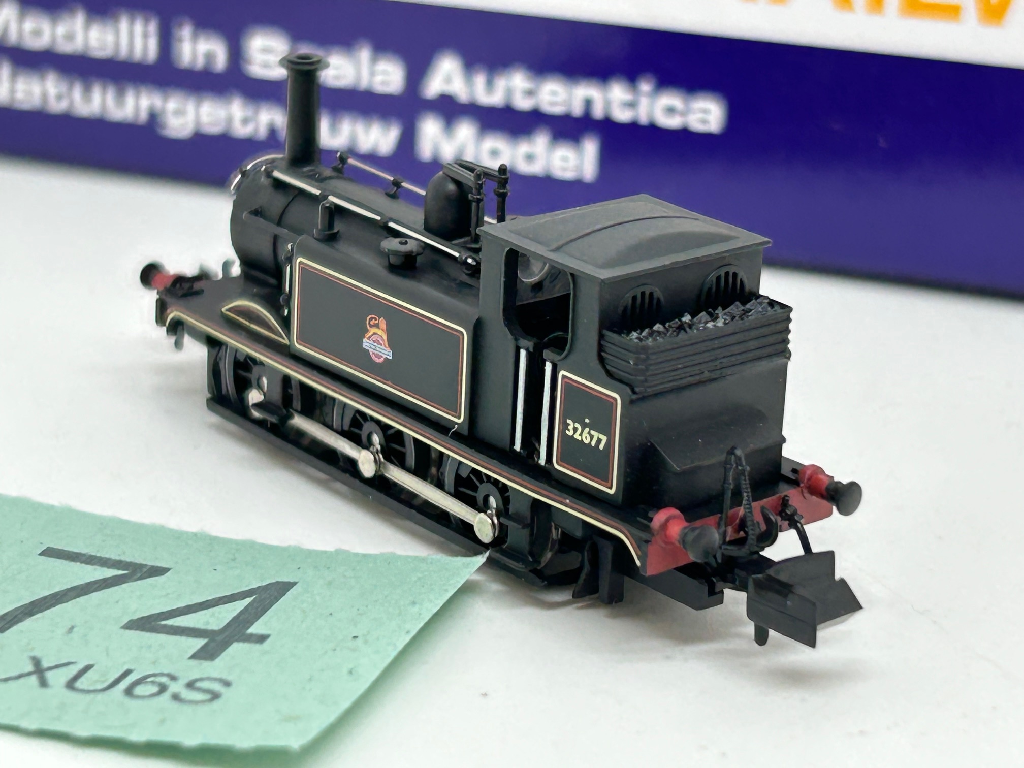 Dapol N ND100 Stroudley Terrier 0-6-0T 32677 in BR Lined Black with ...