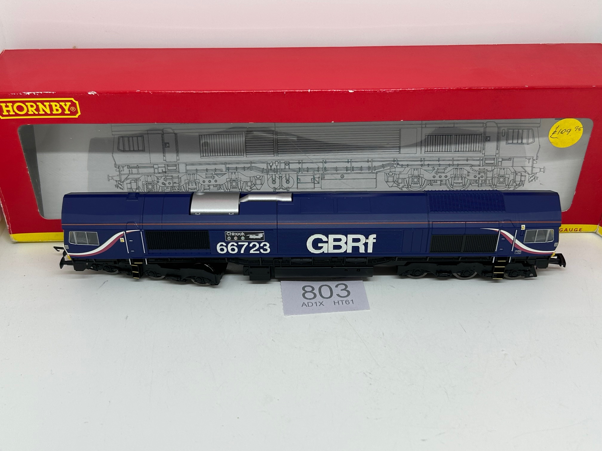 Hornby OO R3076 Class 66 66723 "Chinook"in First GBRf 'Barbie' Livery ...