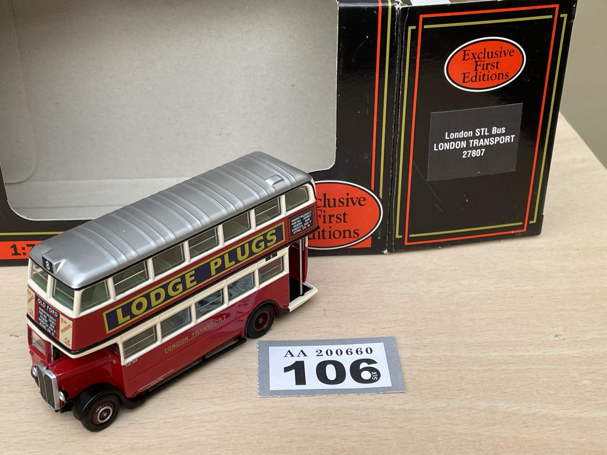 EFE Exclusive 27807 1:76 scale London STL bus with Lodge Plugs ...